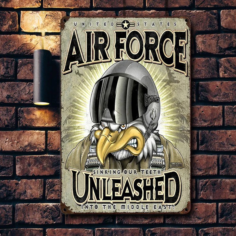 US Air Force Metal Sign - Veteran UX